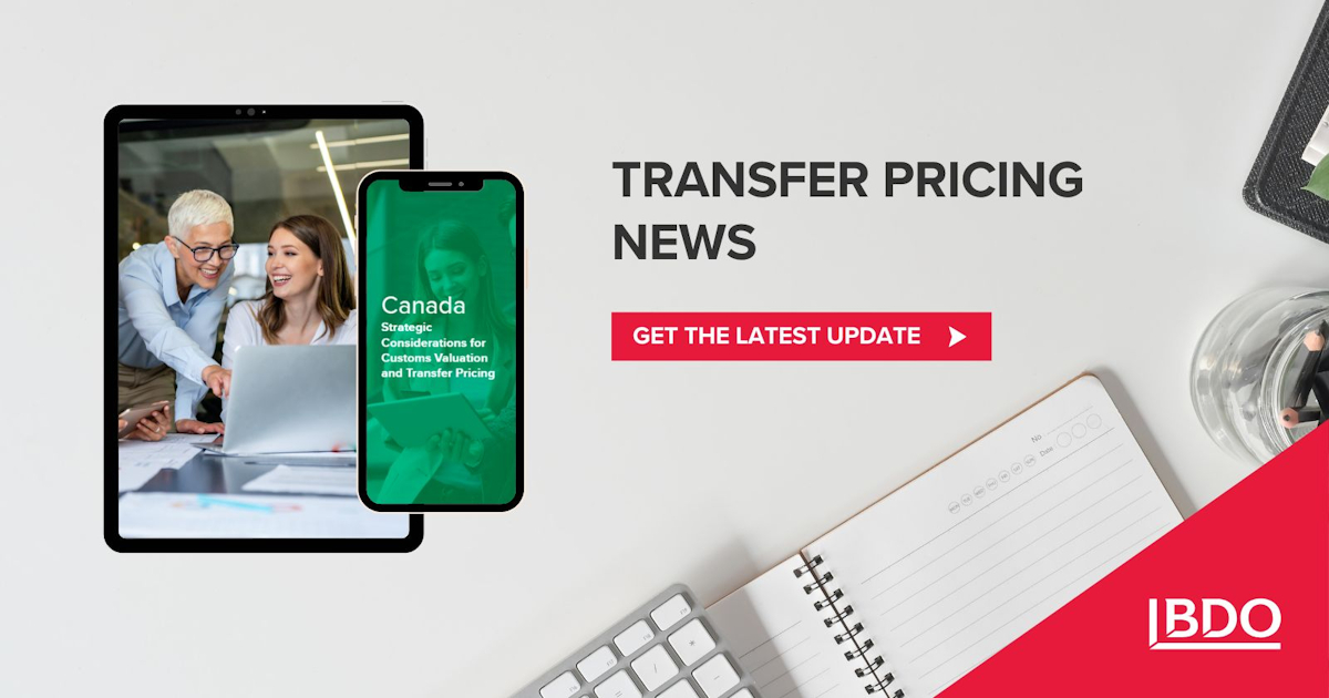 BDO Transfer Pricing News - Issue 50 - BDO